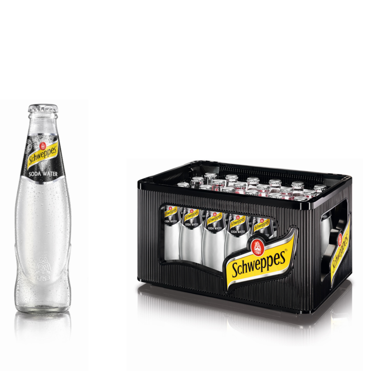 Schweppes Soda Water 24 x 0,2l | Banach Getränkeshop