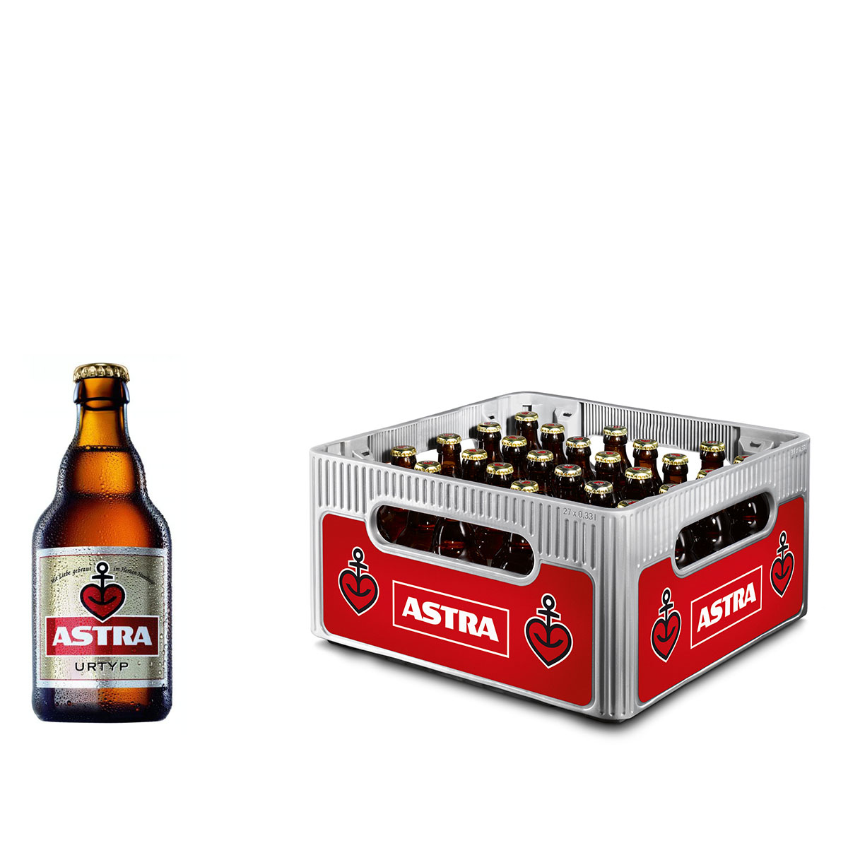 Astra Urtyp 27 x 0,33l Glas Kiste | Banach Getränkeshop