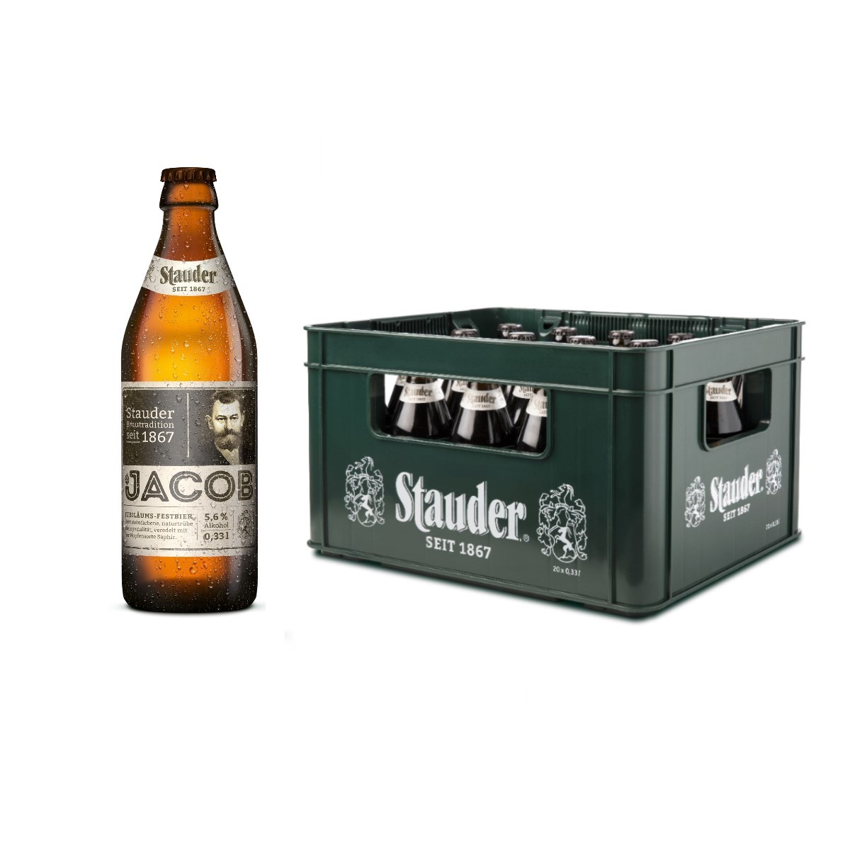 Stauder Jacob Jubiläums-Festbier 20 x 0,33l | Banach Getränkeshop