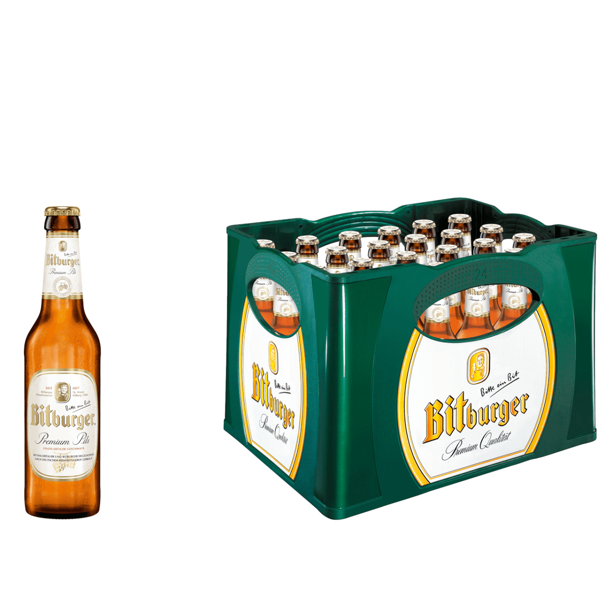 Bitburger Pils 24 x 0,33l | Banach Getränkeshop