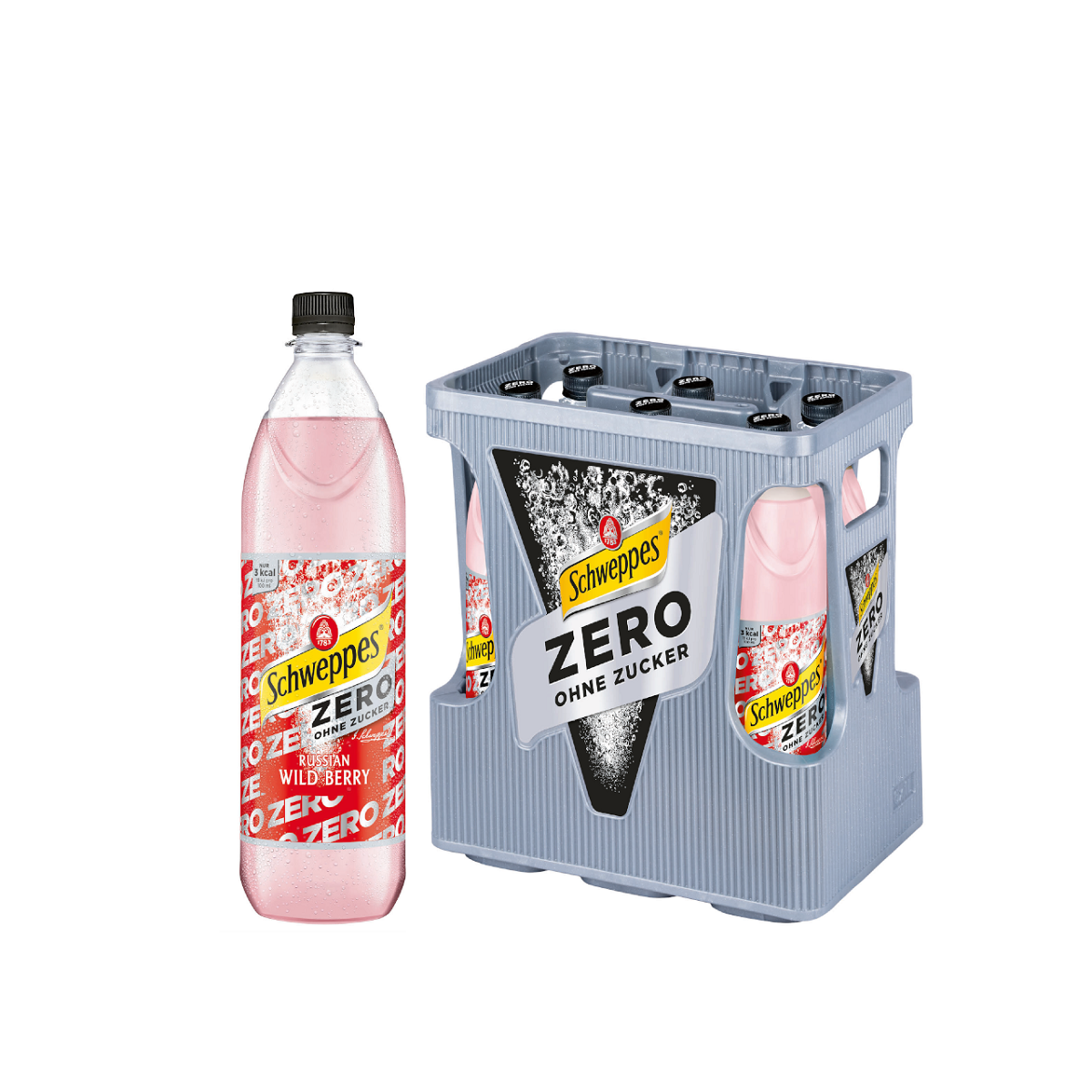 Schweppes Russian Wild Berry Zero 6 x 1,0l | Banach Getränkeshop