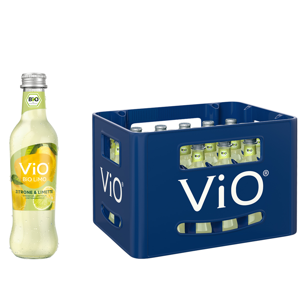 ViO Bio Limo Zitrone-Limette 24 x 0,3l | Banach Getränkeshop