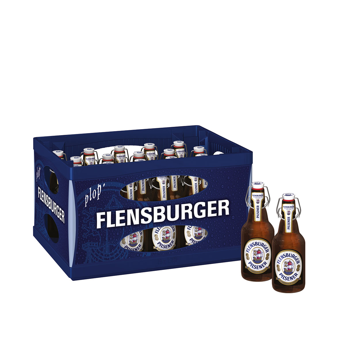 Flensburger Pils 20 x 0,33l Glas | Banach Getränkeshop