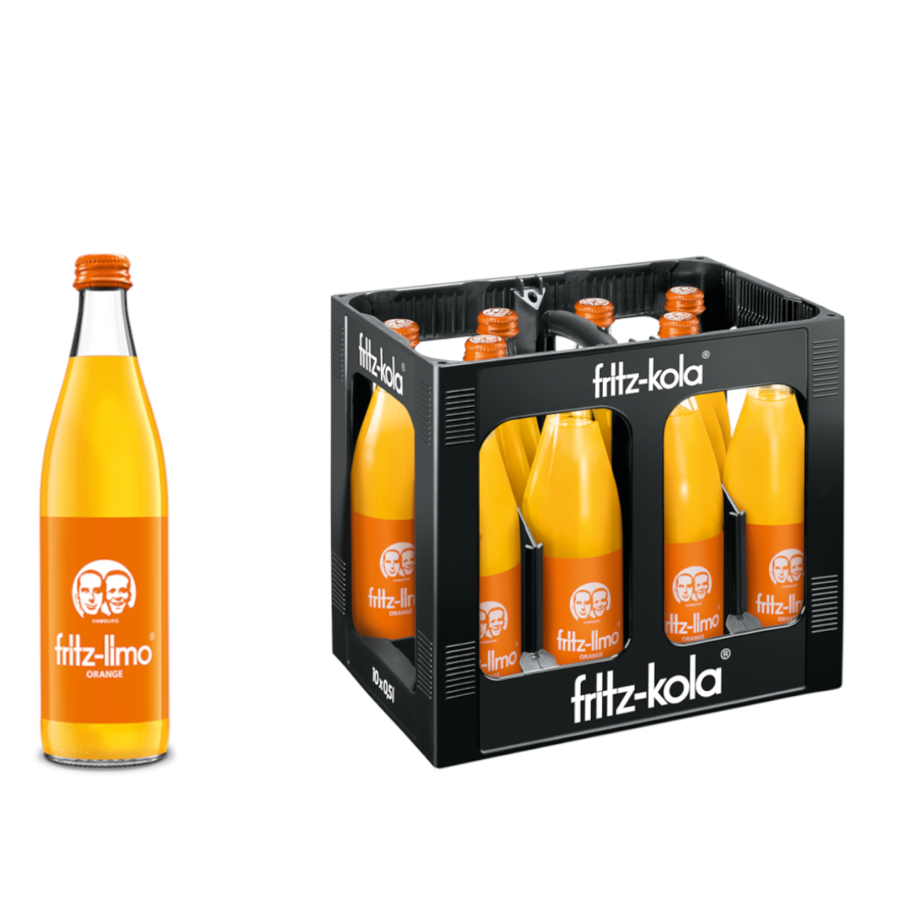 Fritz Orange 10 x 0,5l | Banach Getränkeshop